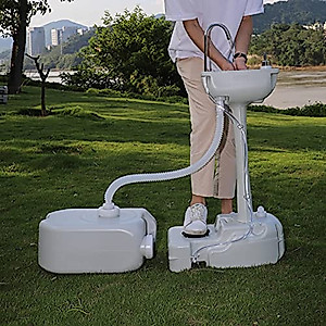NC CHH-7701 562 Portable Removable Outdoor Hand Sink with 24L Recovery Tank