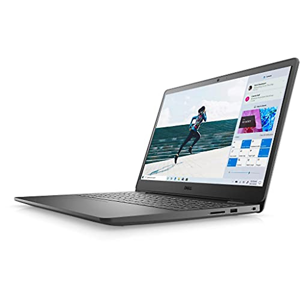 Dell Inspiron 15 15.6" Anti-Glare Windows 10 Pro Business Laptop Computer, AMD Athlon Silver 3050U Up to 3.2GHz, 4GB DDR4 RAM, 128GB PCIe SSD, 802.11ac WiFi, Bluetooth 4.1, Webcam, HDMI, Gray