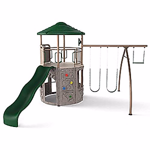 Lifetime Adventure Tower Swing Set - Earthtone (290633)