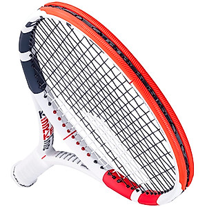 Babolat Pure Strike 18/20 Tennis Racquet Racquet - Strung with 16g White Babolat Syn Gut at Mid-Range Tension (4 3/8" Grip)