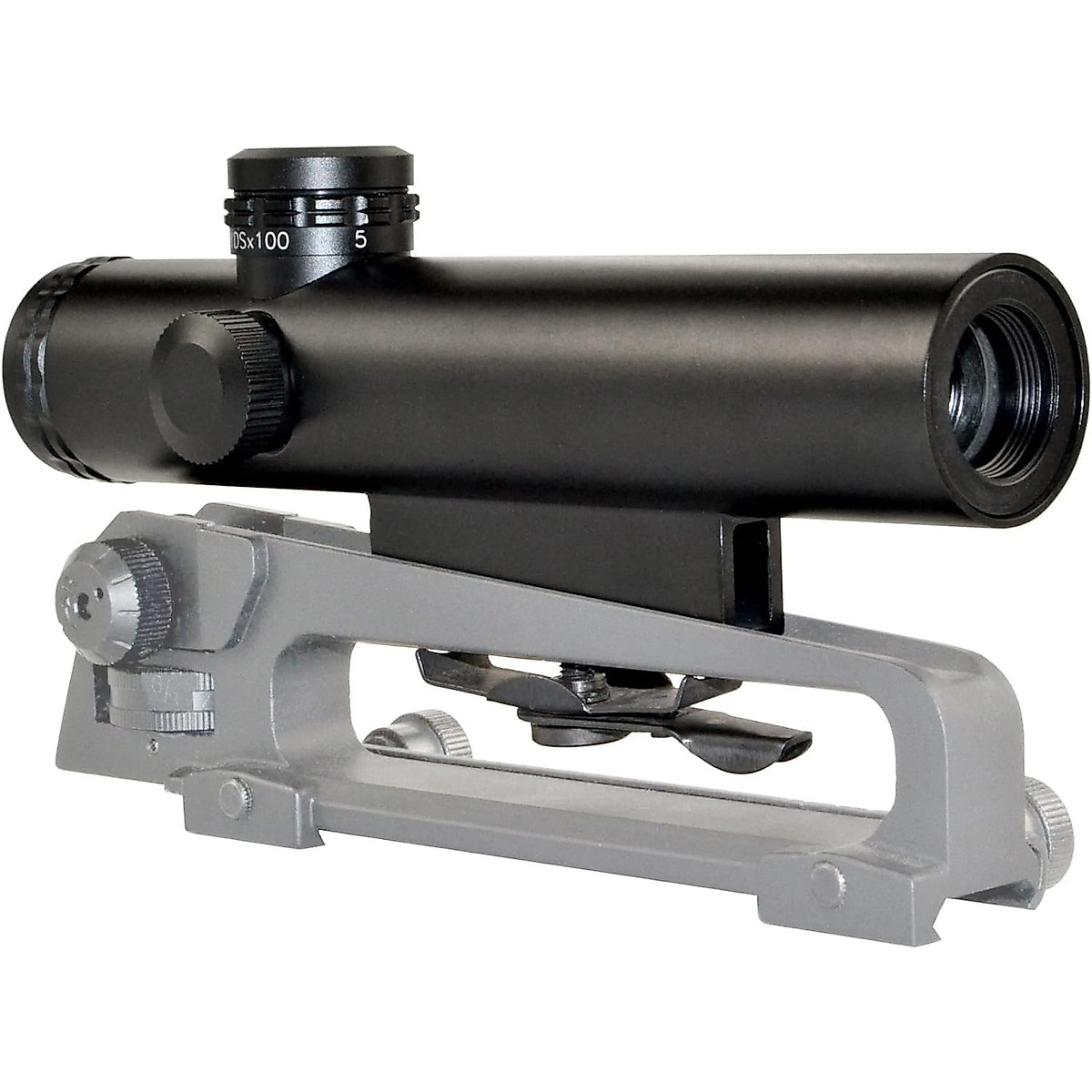 4X20 Compact Red/Green Illuminated Reticle Scope, Duplex fits Carry Handle & Picatinny Mounts