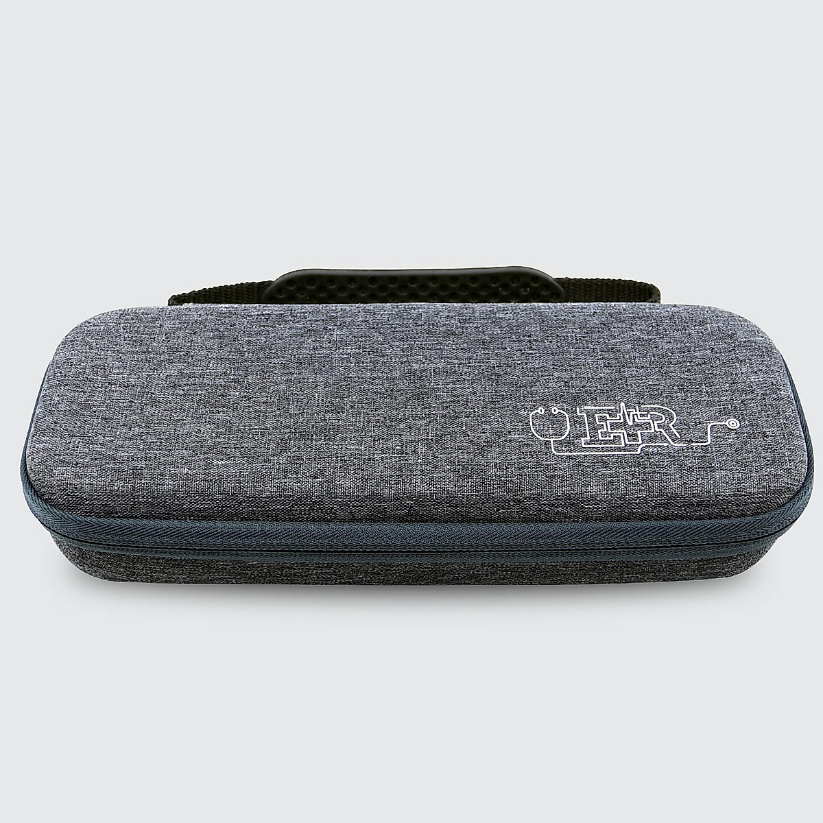 Ever Ready First Aid Stethoscope Case Including Titanium Shears, 2 Penlights Black & Silver Fits Littmann-Type Stethoscope, Rubber Grip Handle - Gray