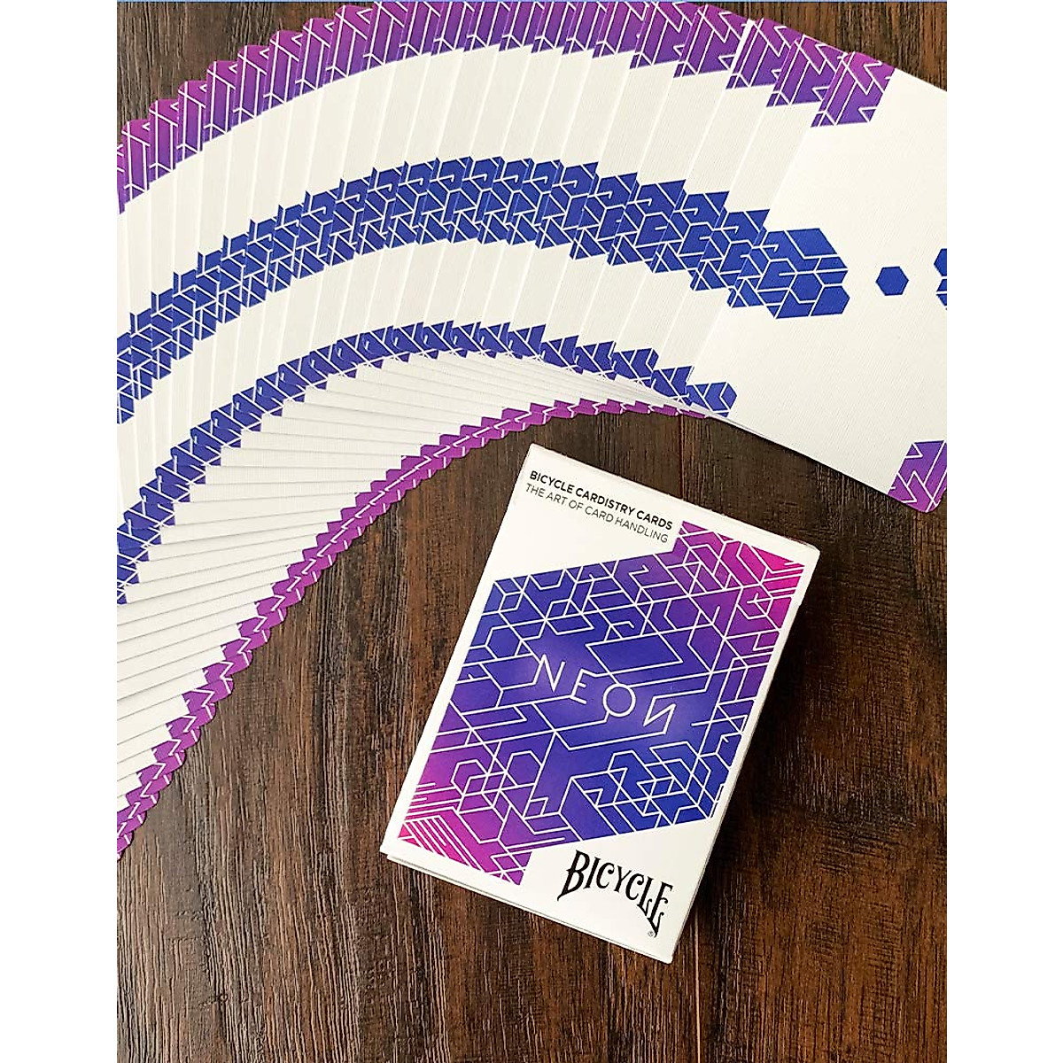 Bicycle Neon Orange Bump Cardistry Deck (Not A Playable Deck)