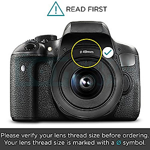 49MM Lens Filter Kit by Altura Photo, Includes 49MM ND Filter, 49MM Polarizing Filter, 49MM UV Filter, (UV, CPL Polarizer Filter, Neutral Density ND4) for Camera Lens w 49MM Filters + Lens Filter Case