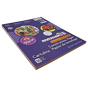 Riverside 3D Construction Paper, Salmon, 9" x 12", 50 Sheets