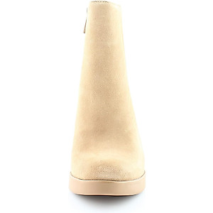 Naturalizer Women's Gen N Reach Ankle Boot Cookiedough Tan Suede 9 M