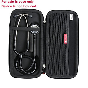Hermitshell Travel Case for 3M Littmann Classic III Monitoring Stethoscope (Black)