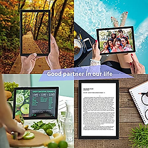 AAUB Tablet Android 10 Inch with 32GB Storage, 1280x800 HD Touchscreen, Dual Camera 2MP + 8MP,6000mAh Battery, WiFi & Bluetooth, Easy to Operate Support Microsoft Office Software Black