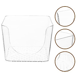 Ipetboom Hedgehog Supplies Hamster Sand Bath Box Acrylic Clear Hamsters Sand Bath Shower Toilet Square Digging Sand Container for Mice Hedgehog Squirrel Gerbils Hamster Accessories