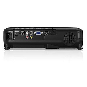 Epson V11H720120 PowerLite 1224 XGA 3LCD Projector 3200 Lumens 1024 x 768 Pixels 1.2X Zoom Black