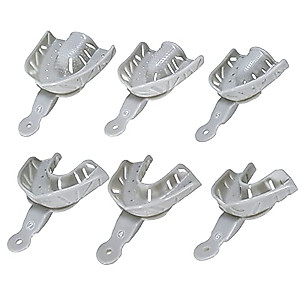 6pcs Autoclave Light Gray Rigid Acrylic Disposable Trays Large, up/Down Medium,up/Down, Small up/Down (6 Full Set)