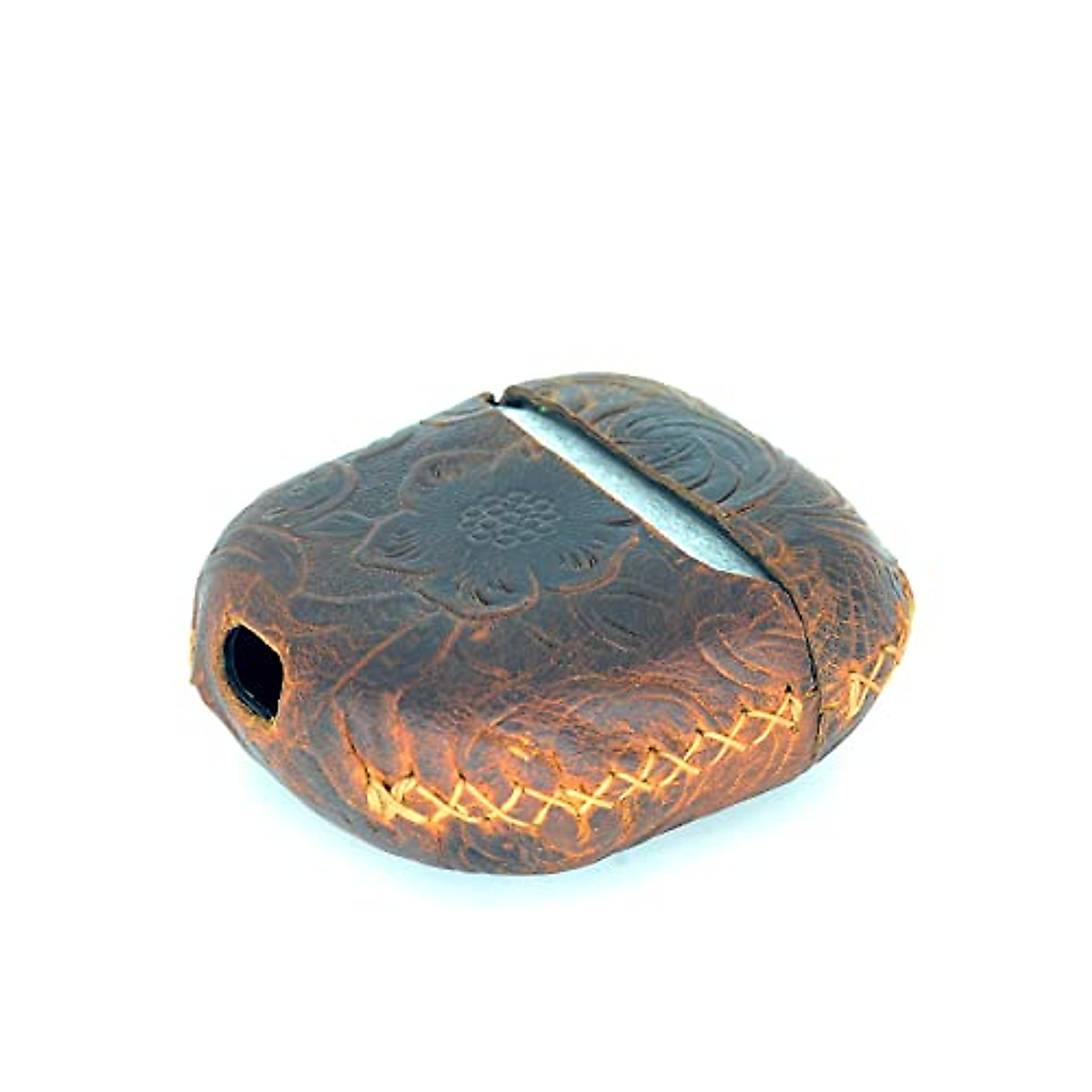 JJNUSA Genuine Leather Distressed Leather for Bose QuietComfort Earbuds Ultra Wireless Charging Case Leather Protective Cover QuietComfort Earbuds II Earbud Case Man Women