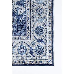 Momeni Karachi Area Rug, 3'6" X 5'6", Blue
