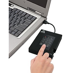 Apricorn 4TB Aegis Fortress FIPS 140-2 Level 2 Validated 256-Bit Encrypted USB 3 External SSD (A25-3PL256-S4000F)