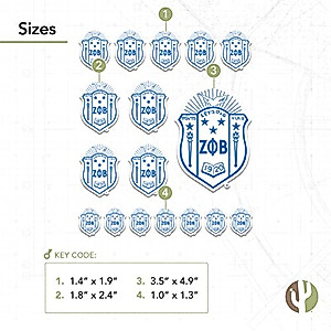 Zeta Phi Beta Sticker Vinyl Decal Laptop Water Bottle Car Scrapbook (Type 3-3)