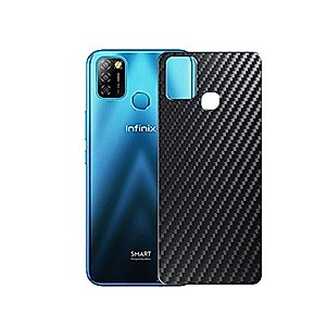 Puccy 2 Pack Back Screen Protector Film, compatible with Infinix Smart 5 Guard Cover （ Not Tempered Glass/Not Front Screen Protectors）- Black