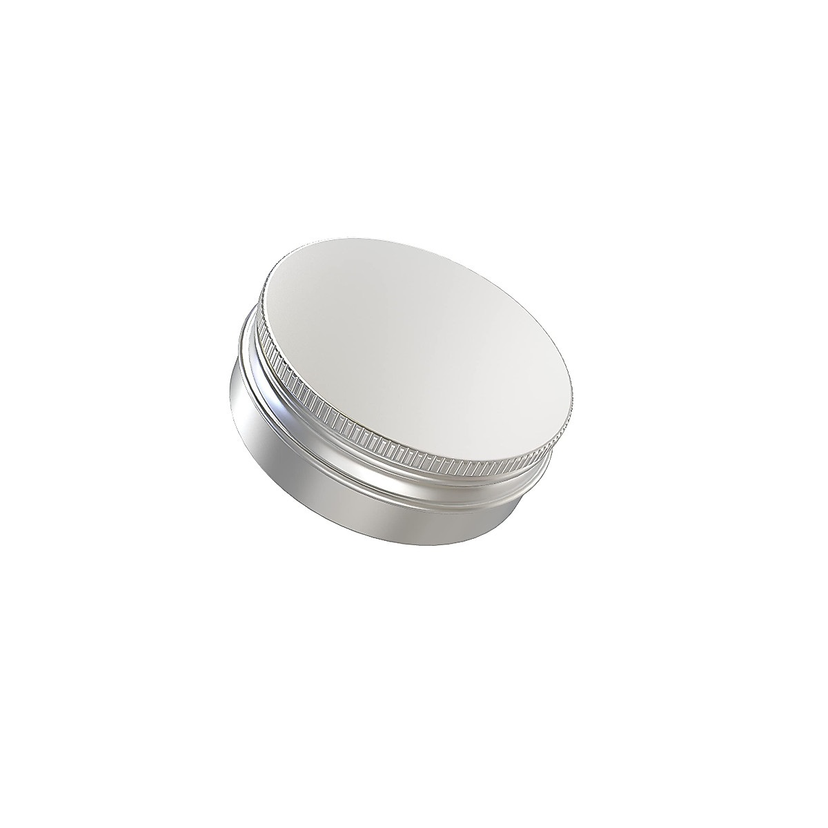 Goiio 20 Pcs 0.5 Ounce Aluminum Tin Jar 15 ML Refillable Container, with Screw Lid, Silver