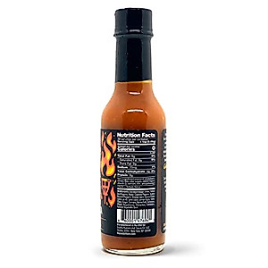 Bayou Gotham Hot Sauce - FLAMBEAU FIYA Caribbean Creole - Scotch Bonnet, Guava, Ginger, Caribbean Spices Condiment - All Natural, Vegan, Gluten Free, Low Sodium, Small Batch, Award Winning Craft Hot Sauce - 5oz