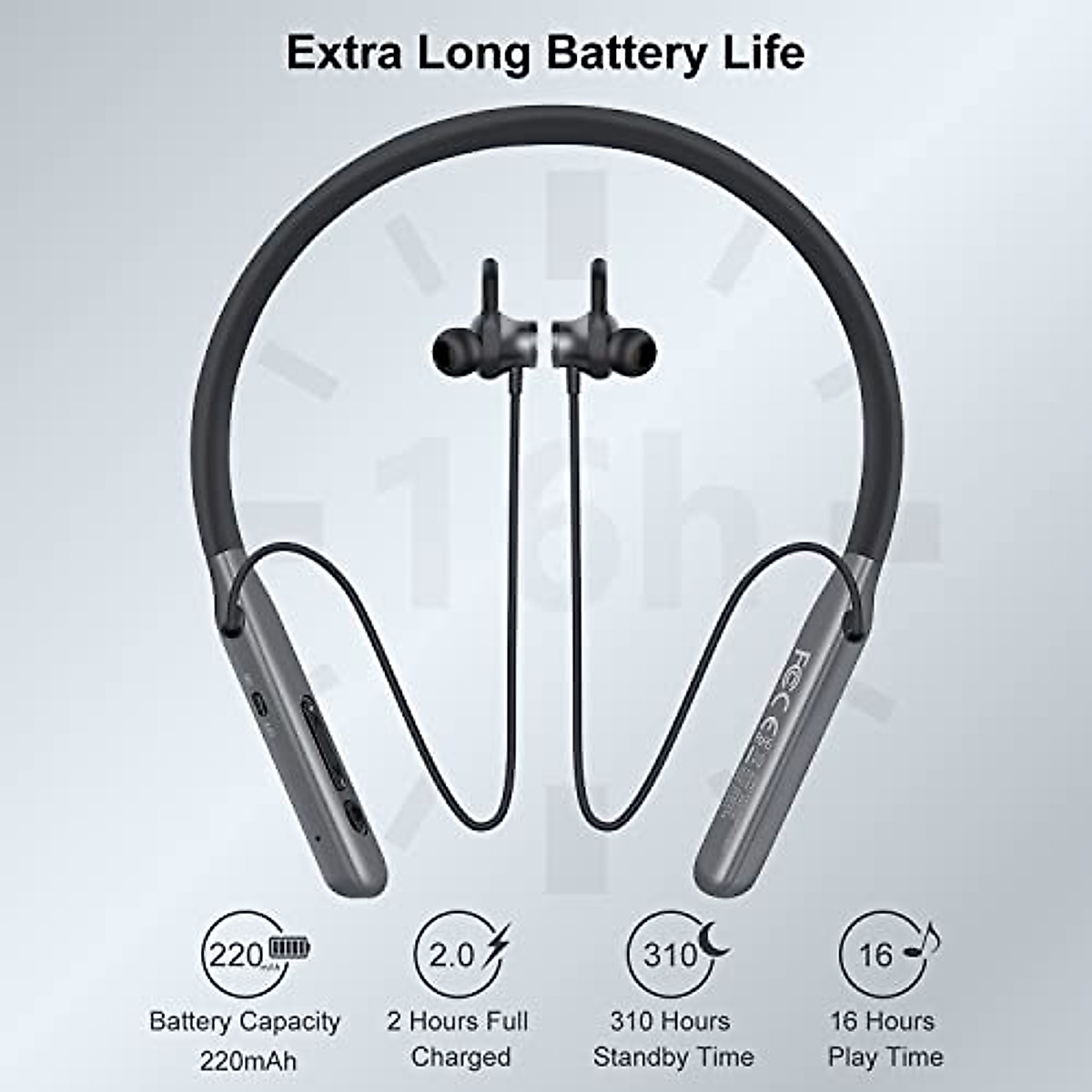 BANIGIPA Bluetooth Headphones Earbuds for TV Watching, Wireless 40ms FastStream Headset Earphones with Mic for Phones, Compatible for Bluetooth Transmitter, 16Hrs Playtime, No Audio Delay