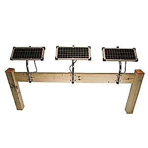 Ghost Controls Solar Panel Premium 10 Watt Monocrystalline Panel for Automatic Gate Opener Systems, Model AXDP