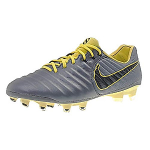 Nike Men's Legend 7 Elite FG Dark Grey/Opti Yellow Black AH7238 070 (8)