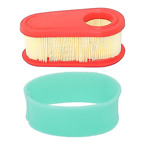 FULAIGE 4 Pack 795066 Air Cleaner Cartridge Filter 796254 for 775, 775EX, 800, 800E, 825E, 850, 850E, 875EX, 950E Engines and Hu HD775HW, HU775AWD, HU775BBC, HU775H, HU775HW Lawn Mowers