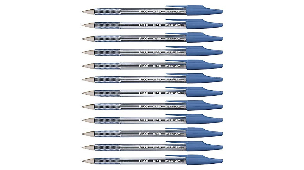 Pilot Better Ballpoint Pen - Smooth Blue Ink, Dozen Pack