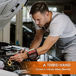 2P Magnetic Wristband Stocking Stuffers for Men, Tool Belt Magnet Wrist for Holding Screws Nails Drill Bits Cool Gadget Christmas Birthday Dad Him Husband Women Who Have Everything Wants Nothing