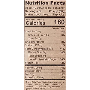 Power Cakes Dark Chocolate Flapjack & Waffle Mix