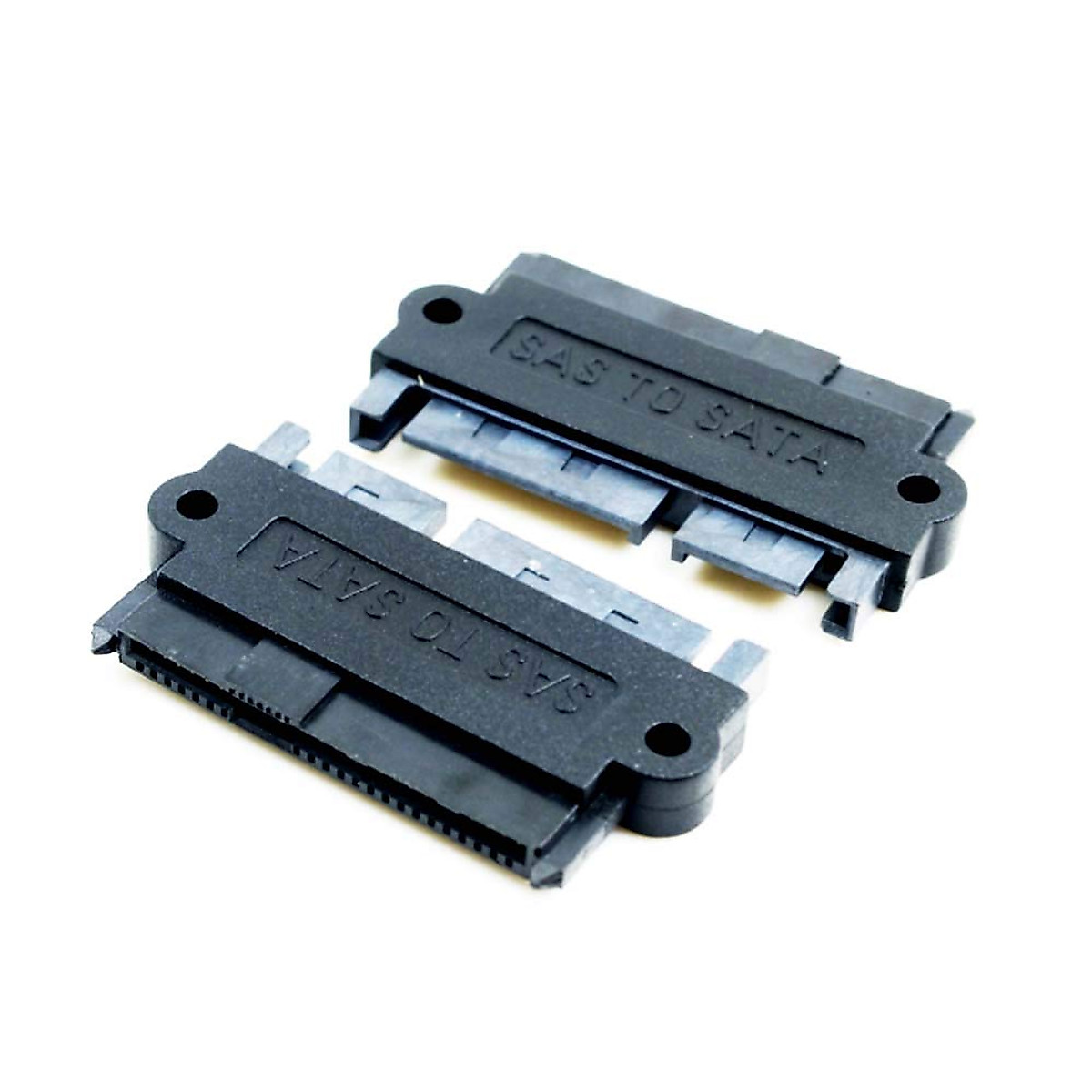Wixine 2Pcs Main Board Small Port SAS Hard Disk Adapter SFF-8482 to SATA 22 Pin Adapter Card