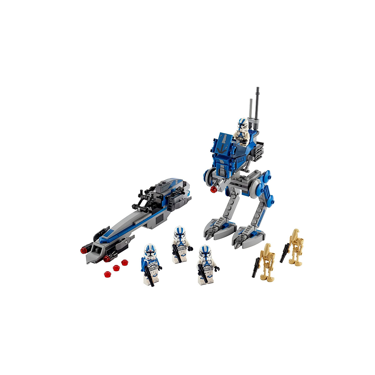 LEGO Star Wars 501st Legion Clone Troopers 75280 Building Kit, Cool Action Set for Creative Play and Awesome Building; Great Gift or Special Surprise for Kids (285 Pieces)