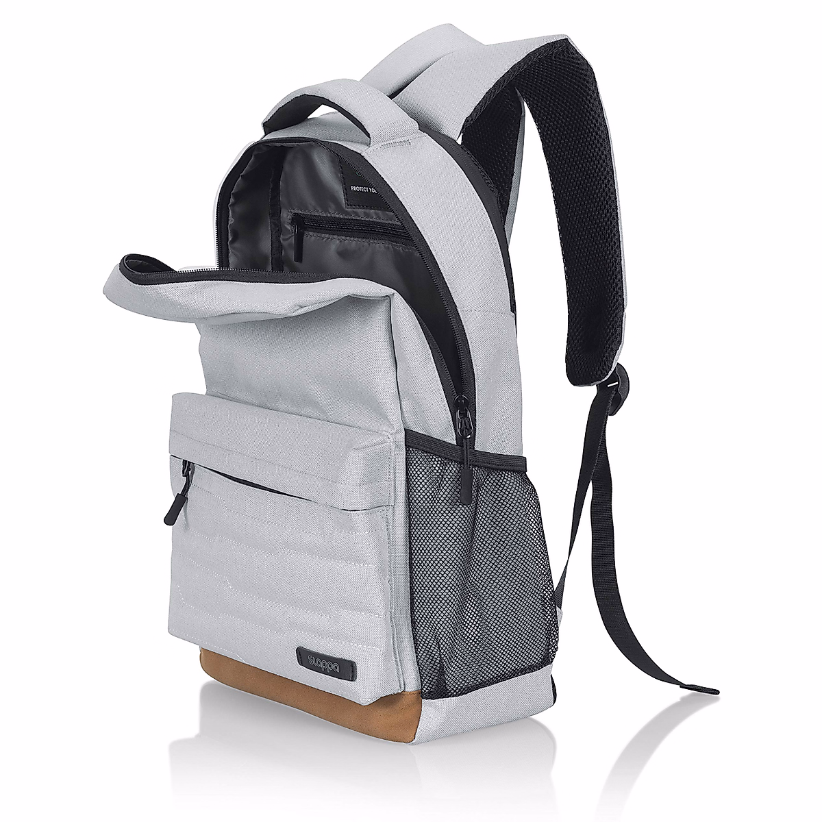 Slappa Alpha Series Gaming Laptop Backpack - Fits up to 15" Laptops; Silver (SL-ALPHA-LAPTOP-BP-WHT)