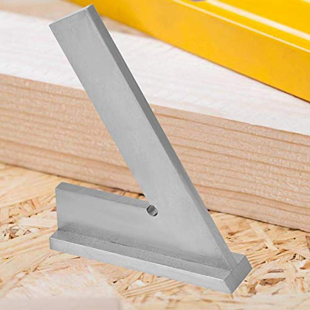 Angle Ruler 60 Degree High Accuracy Ruler Angle Ruler Seat for Centering Stones for Measuring(120x80mm)