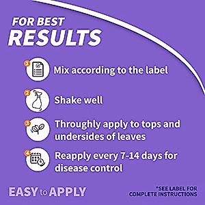 Bonide Rose Shield Spray, 16 oz Concentrate, Insect and Disease Protection for Roses, Flowers and Ornamentals