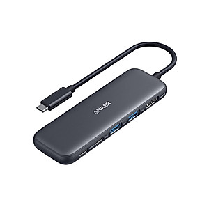 Anker 332 USB-C Hub (5-in-1) with 4K HDMI Display, 5Gbps - and 2 5Gbps USB-A Data Ports and for MacBook Pro, MacBook Air, Dell XPS, Lenovo Thinkpad, HP Laptops and More