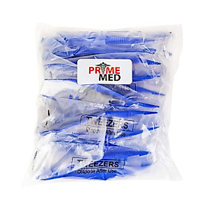 Precision Tapered Thumb Tweezers from PrimeMed – Individually Wrapped (50 Count)