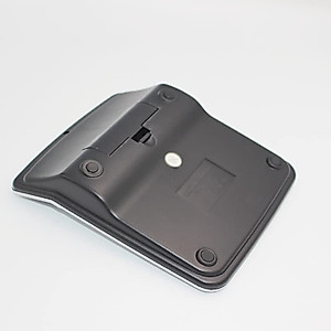 MJWDP 12Digit Desk Calculator Large Buttons Financial Business Accounting Tool Silver Big Key Battery Solar Power for School Office