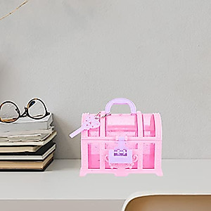 Alipis Treasure Trinket Chest Girl 2Pcs Kids Jewelry little girl treasure box pretend treasure box baby girl treasure chest Box Toy Princess Little Girl Jewelry Box