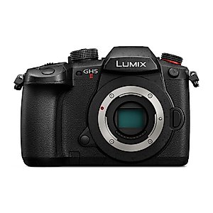 Panasonic LUMIX GH5M2, 20.3MP Mirrorless Micro Four Thirds Camera with Live Streaming, 4K 4:2:2 10-Bit Video, Unlimited Video Recording, 5-Axis Image Stabilizer DC-GH5M2 (Renewed)