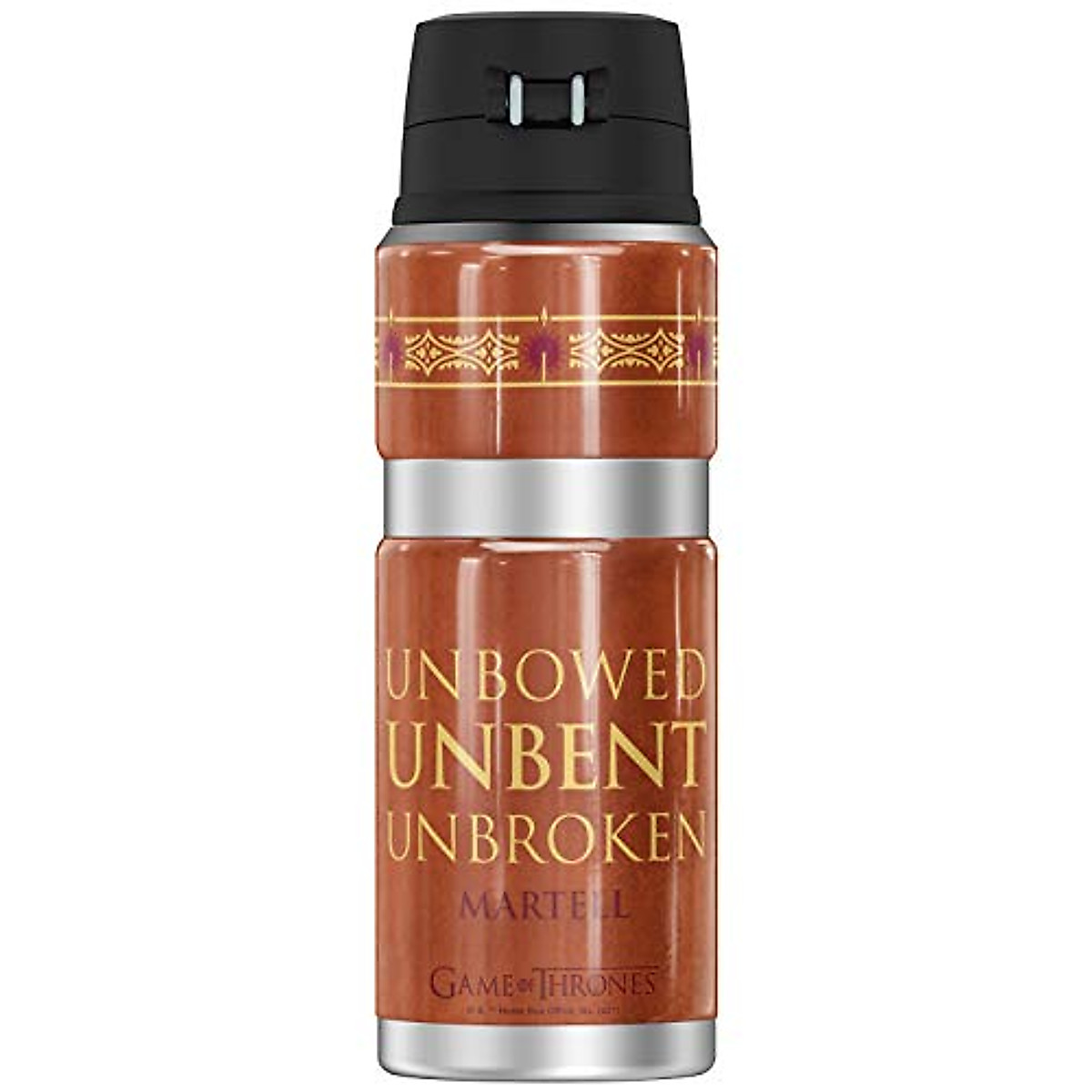 Game of Thrones Martell Sigil THERMOS STAINLESS KING Stainless Steel Drink Bottle, Vacuum insulated & Double Wall, 24oz