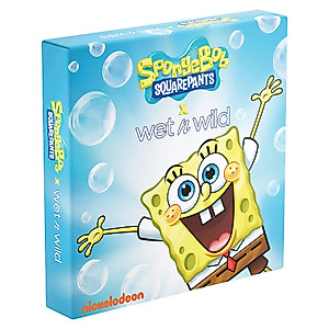 wet n wild SpongeBob Squarepants Makeup Collection PR Box - Makeup Set with Versatile Brushes, Unique Sponges,Vibrant Buildable & Blendable Palettes, Cruelty-Free & Vegan