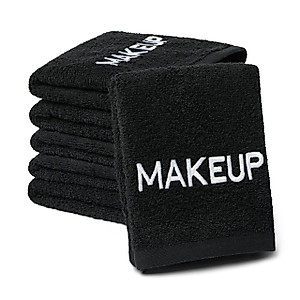 Ben Kaufman Makeup Remover Face Washcloth - Absorbent Towel for Drying Your Face - Soft & Machine Washable Makeup Remover Cloth - Cotton Towel for Daily Skincare - 13" x 13" (6 Pack)