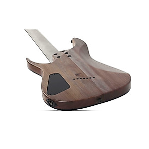 Schecter Omen Elite-7 Multiscale 7-String Electric Guitar in Black Cherry Burst with Schecter Hard Shell Carrying Case