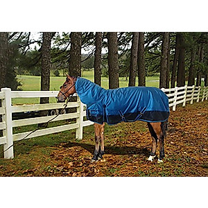 Turnout 1680D Horse Winter Waterproof with Neck Cover - Horse Blanket 002 - Size from 69" to 83" (78")