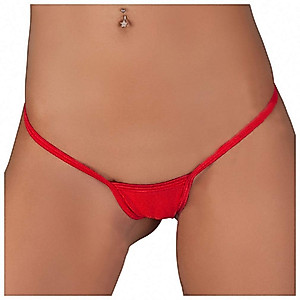 Justgoo Womens Sexy G-String Micro Back Thongs Panties Underwear Low Rise T-Back Underpants