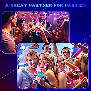 18 Pcs Mirror Disco Ball Straws 70s Disco Party Decorations Christmas Silver Disco Straw Decor Plastic Disco Decorative Straws Cowboy Hat Disco Ball Straws for Dance Holiday Wedding Birthday Party