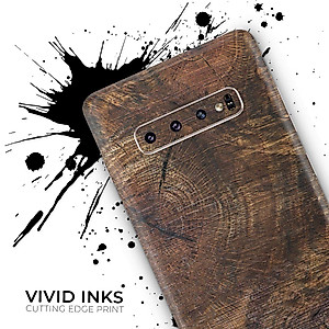DesignSkinz Raw Wood Planks V7 Protective Vinyl Decal Wrap Skin Cover Compatible with The Samsung Galaxy S20 (Screen Trim & Back Glass Skin)