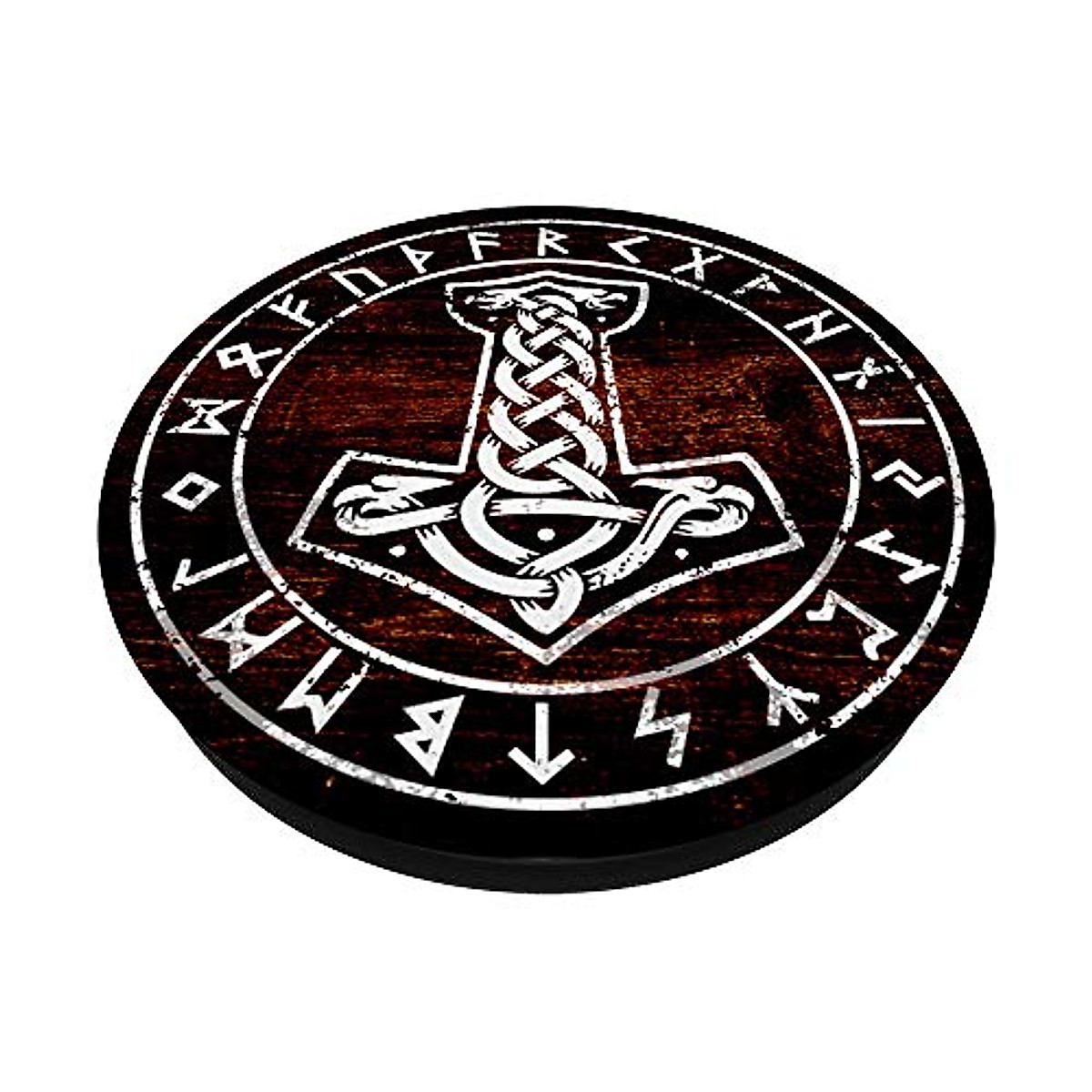 Mjolnir Thor Hammer Viking Norse Mythology PopSockets PopGrip: Swappable Grip for Phones & Tablets