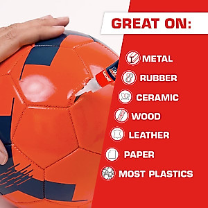 Loctite Super Glue Gel Tube, Clear Superglue for Plastic, Wood, Metal, Crafts, & Repair, Cyanoacrylate Adhesive Instant Glue, Quick Dry - 0.7 fl oz Tube, Pack of 2