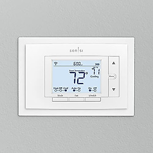 Emerson F61-2663 Wall Plate for Sensi Wi-Fi Programmable Thermostat, White